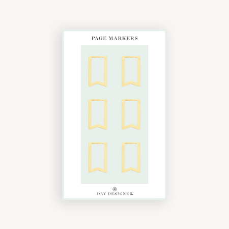 Page Markers Set 6-Pack | Accessories | Day Designer